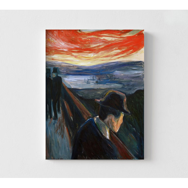 WeFrameArt Despair By Edvard Munch, Famous Painting Wall Art, Edvard Munch Poster, Framed Edvard ...